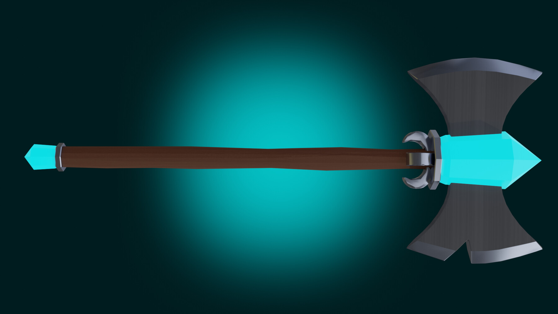 ArtStation - Crystal Axe PBR game ready weapon warrior axe | Game Assets