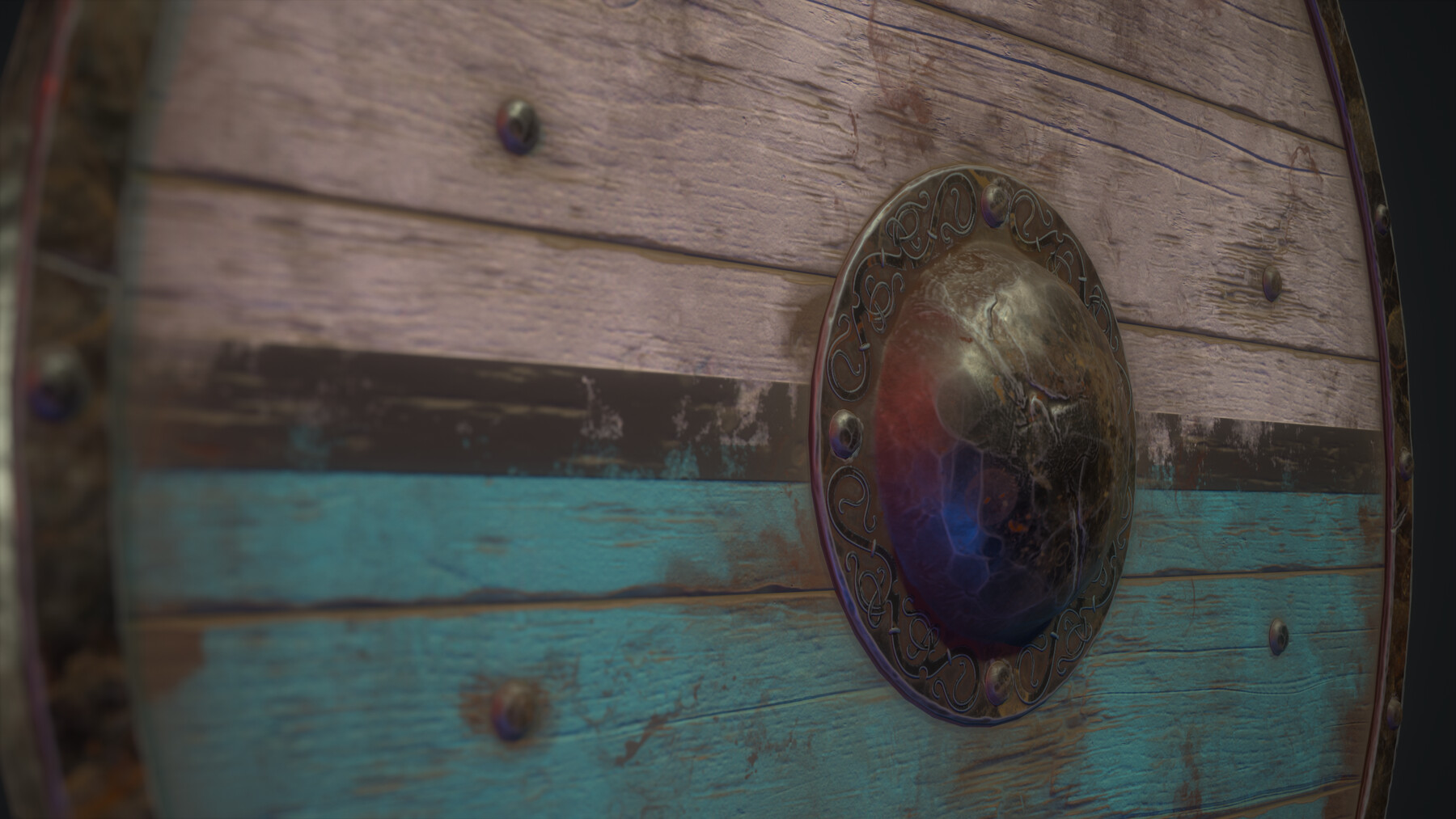 ArtStation - 10 Vikings Shields | Game Assets