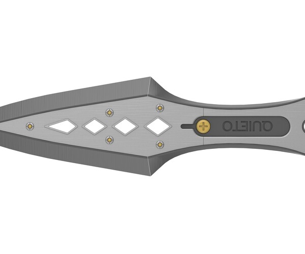 ArtStation - WRAITH HEIRLOOM KUNAI KNIFE - APEX - PRINTABLE 3D MODEL ...