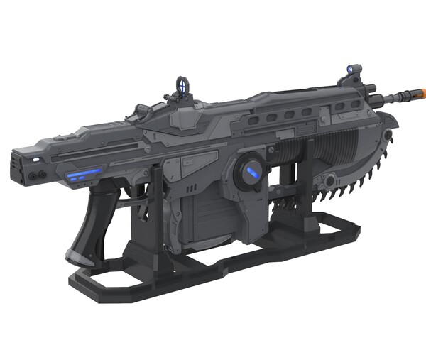 ArtStation - LANCER - GEARS OF WAR - PRINTABLE 3D MODEL - STL FILES ...