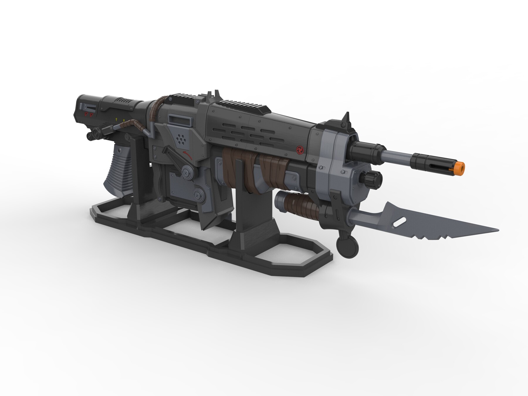 ArtStation - RETRO LANCER - GEARS OF WAR - PRINTABLE 3D MODEL - STL ...