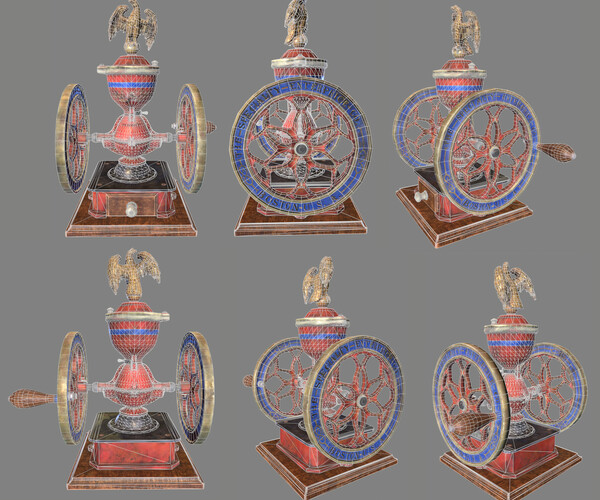 ArtStation - Antique Coffee Grinder | Game Assets