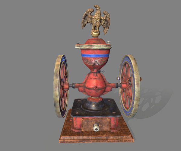 ArtStation - Antique Coffee Grinder | Game Assets
