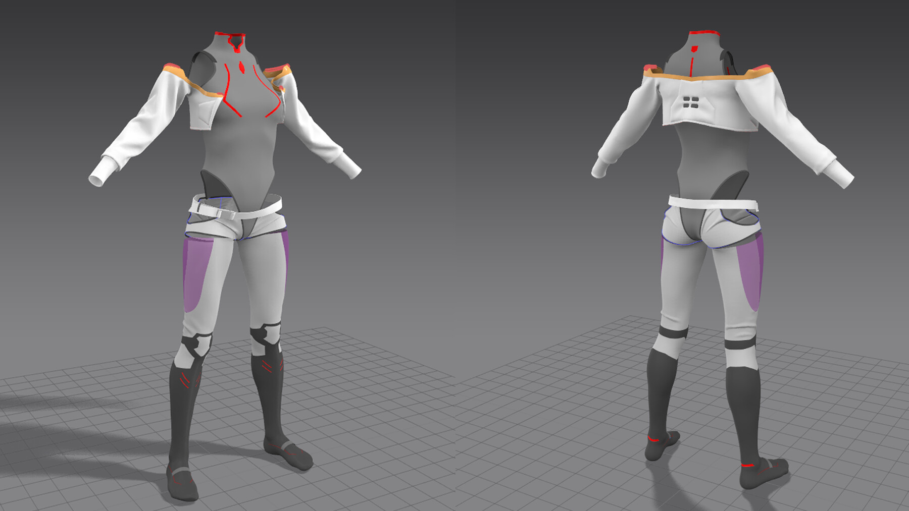 ArtStation - Lucy outfit (Cyberpunk: Edgerunners) | Resources