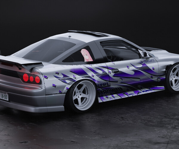 ArtStation - Nissan 180sx | Resources