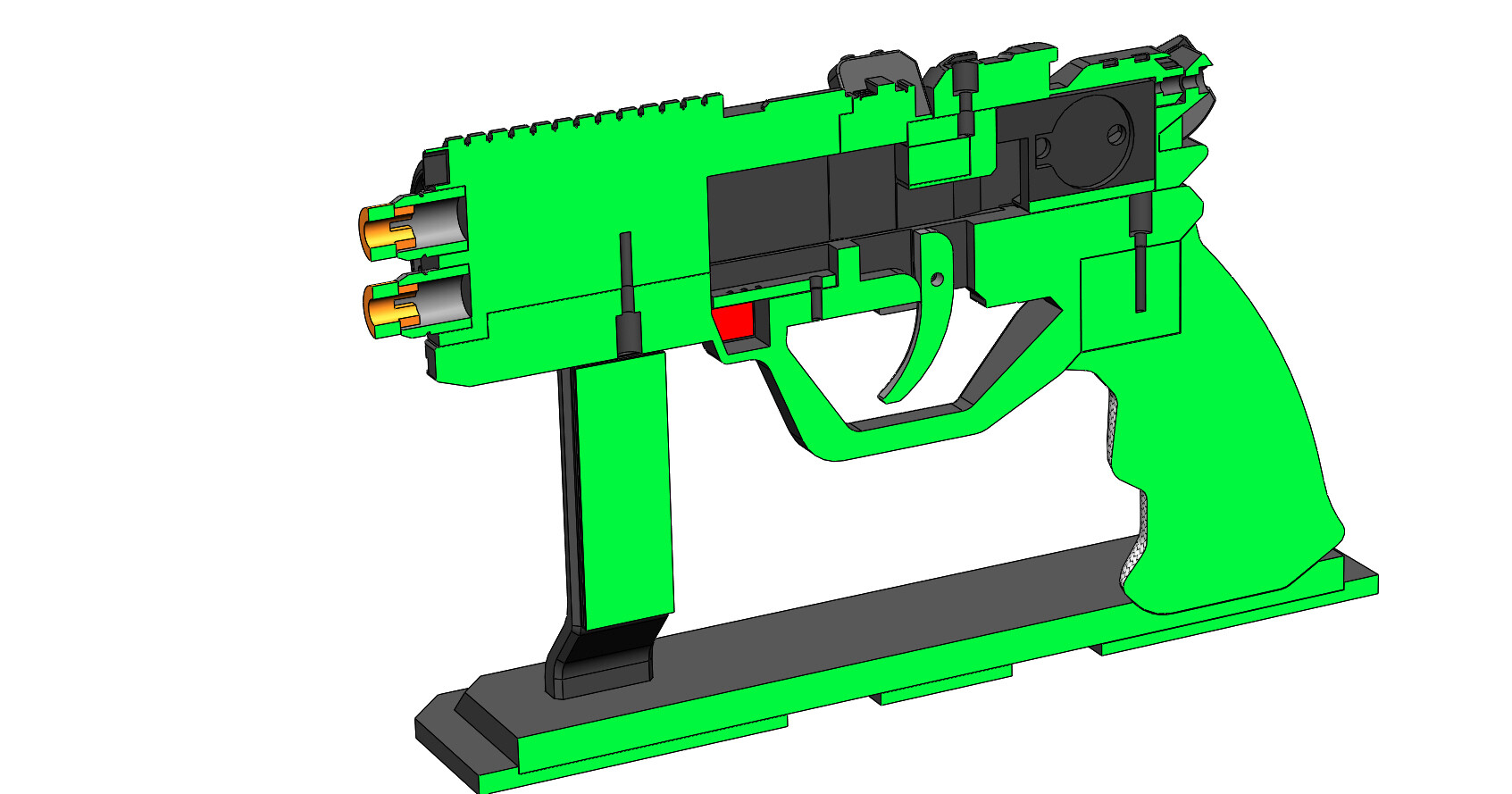 ArtStation - AGENT K'S PISTOL - BLADE RUNNER - PRINTABLE 3D MODEL - STL ...