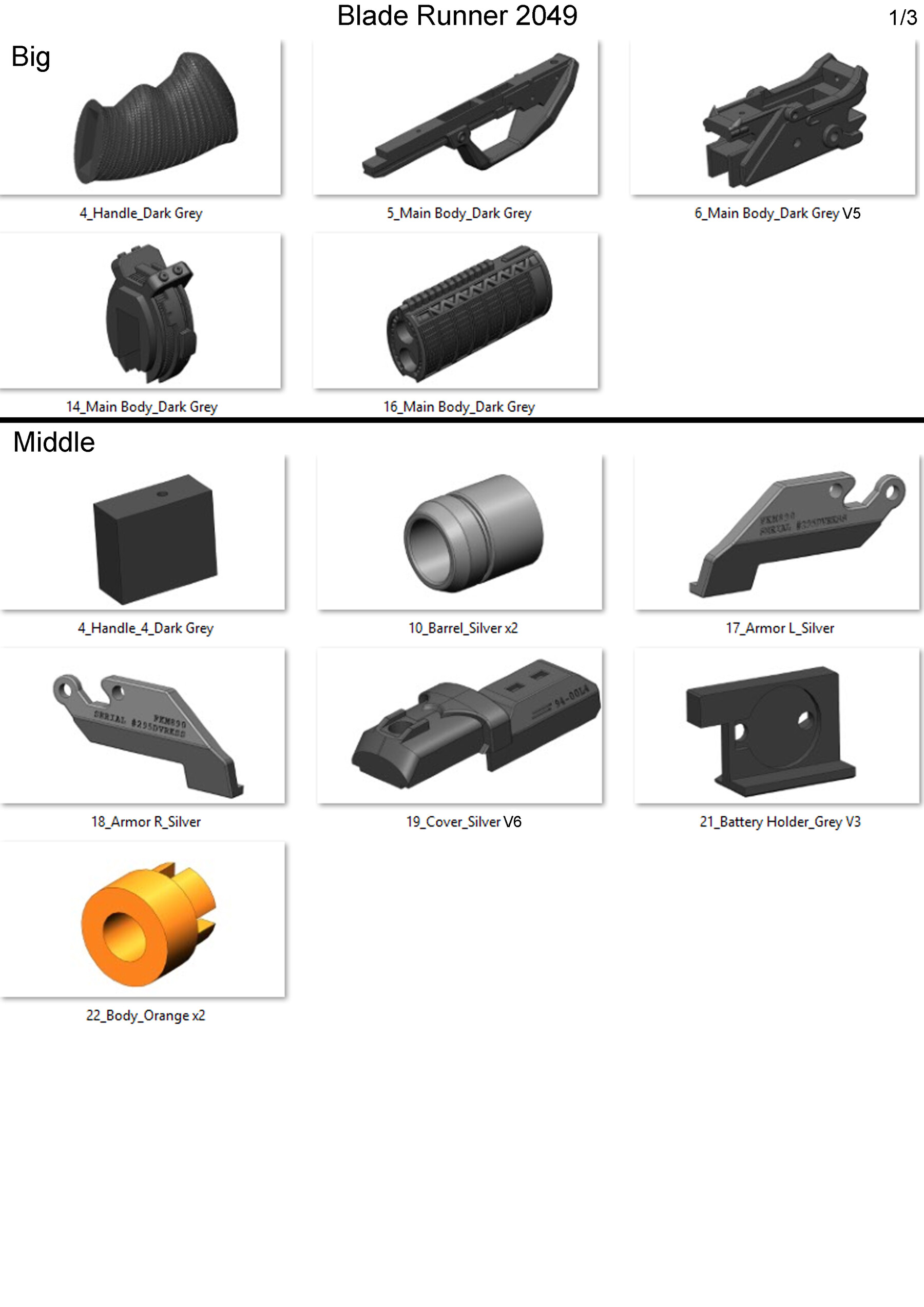 ArtStation - AGENT K'S PISTOL - BLADE RUNNER - PRINTABLE 3D MODEL - STL ...