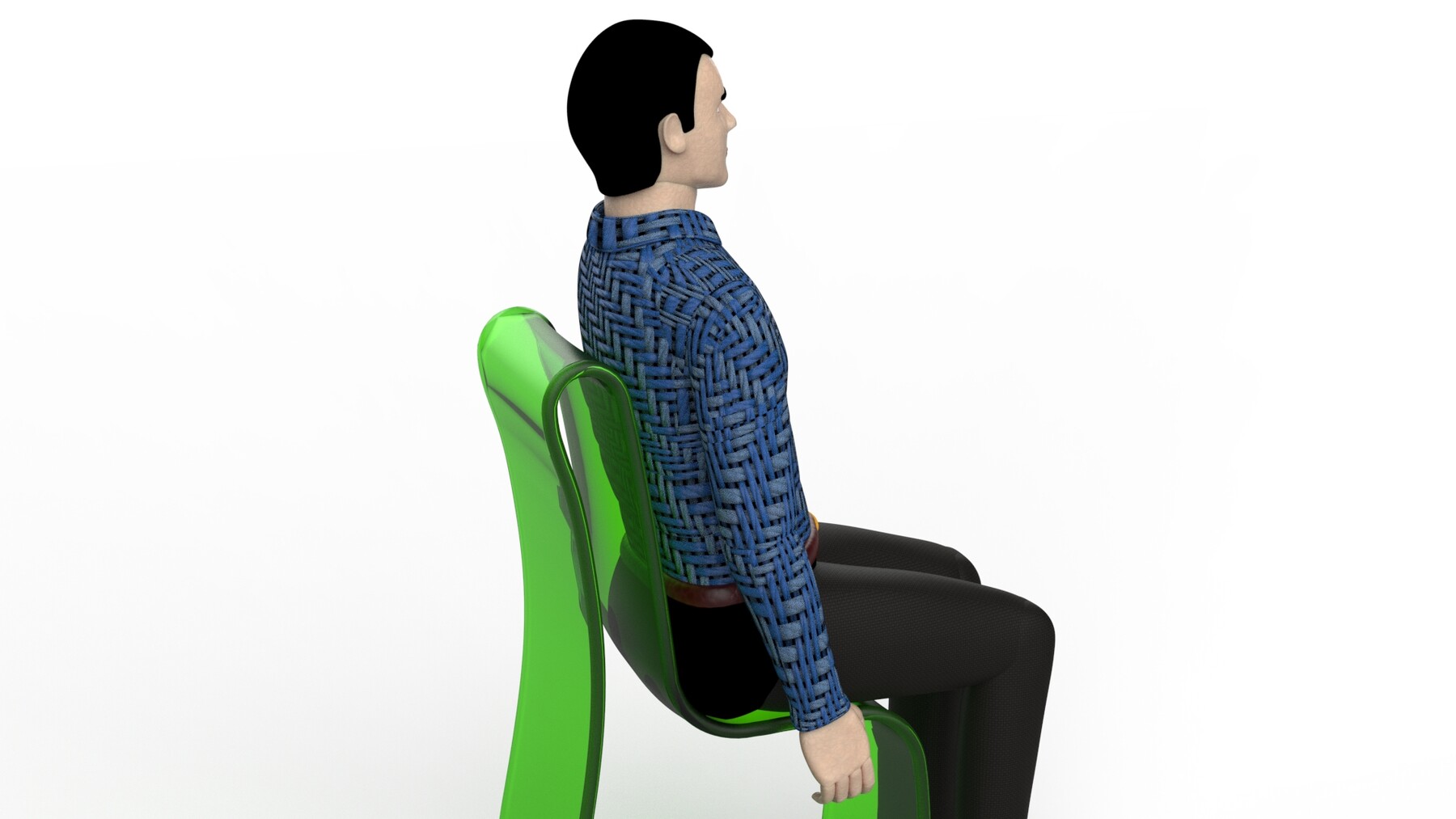 ArtStation - Sitting Manikin | Resources