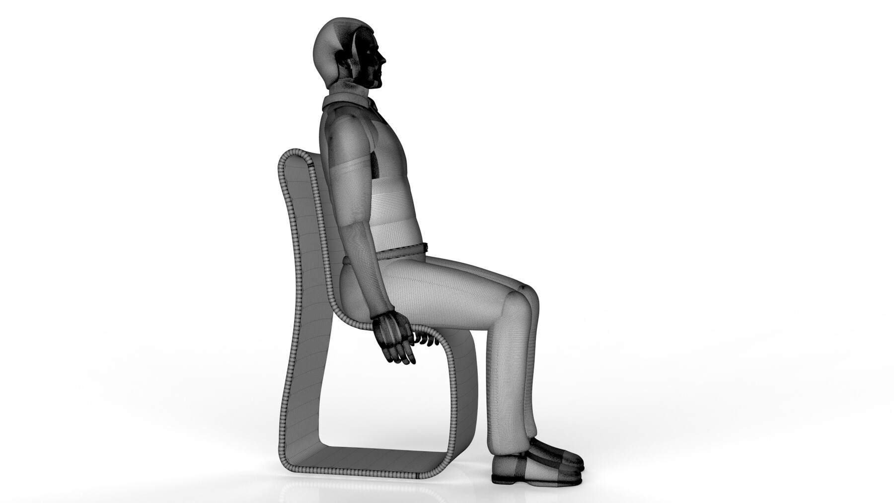 ArtStation - Sitting Manikin | Resources
