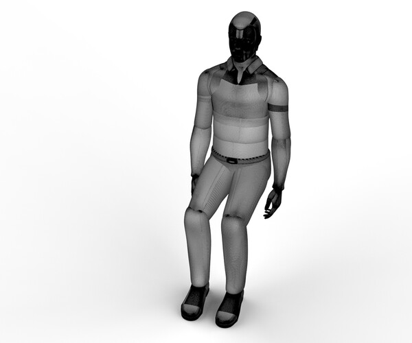 ArtStation - Sitting Manikin | Resources