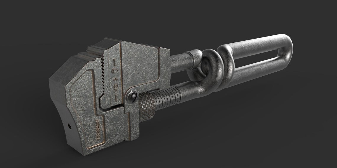 ArtStation - HEPHAESTUS WRENCH - PREY - PRINTABLE 3D MODEL - STL FILES ...