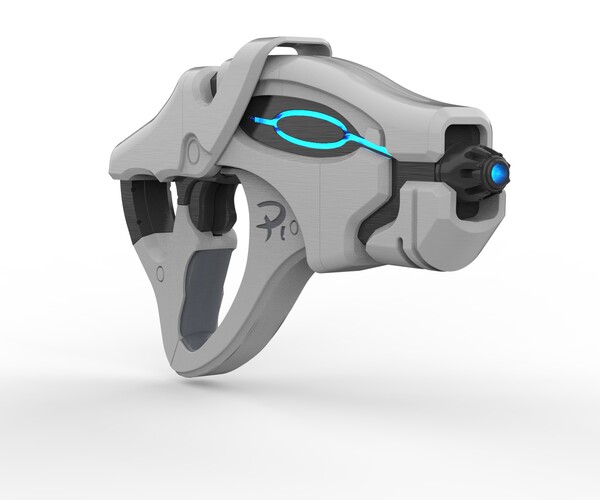 Artstation Scorpion Blaster Mass Effect Printable 3d Model Stl 5889