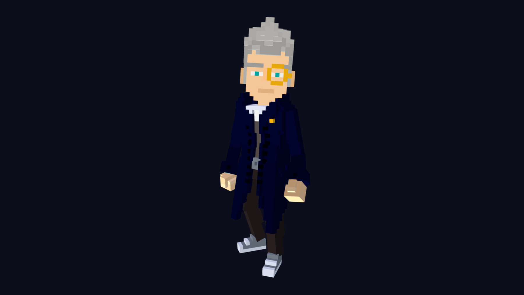 ArtStation - ShadowHunter Character - Voxel Model | Game Assets