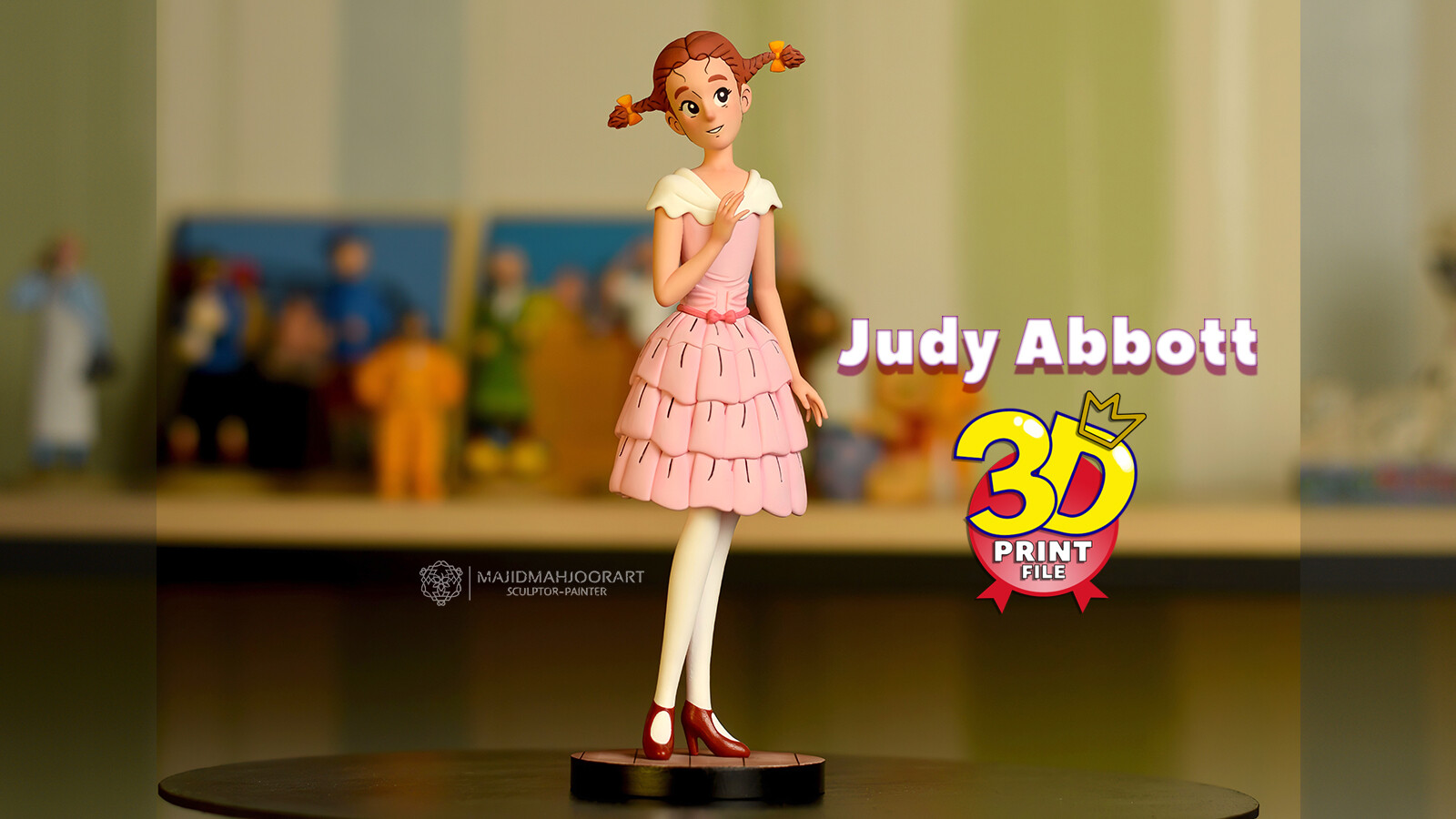 ArtStation - Judy Abbott 3d print model ( ready for 3D print ) with UV ...