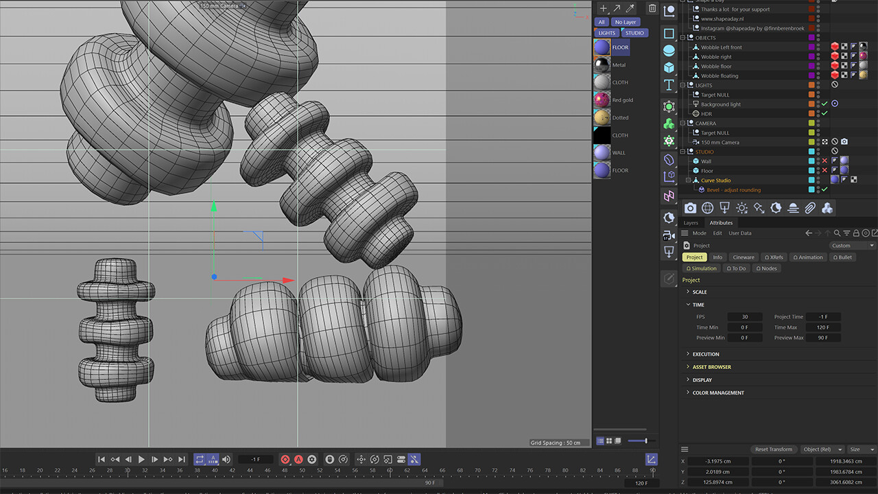 ArtStation - Wobble | Scene File | Cinema 4D & Redshift | Resources