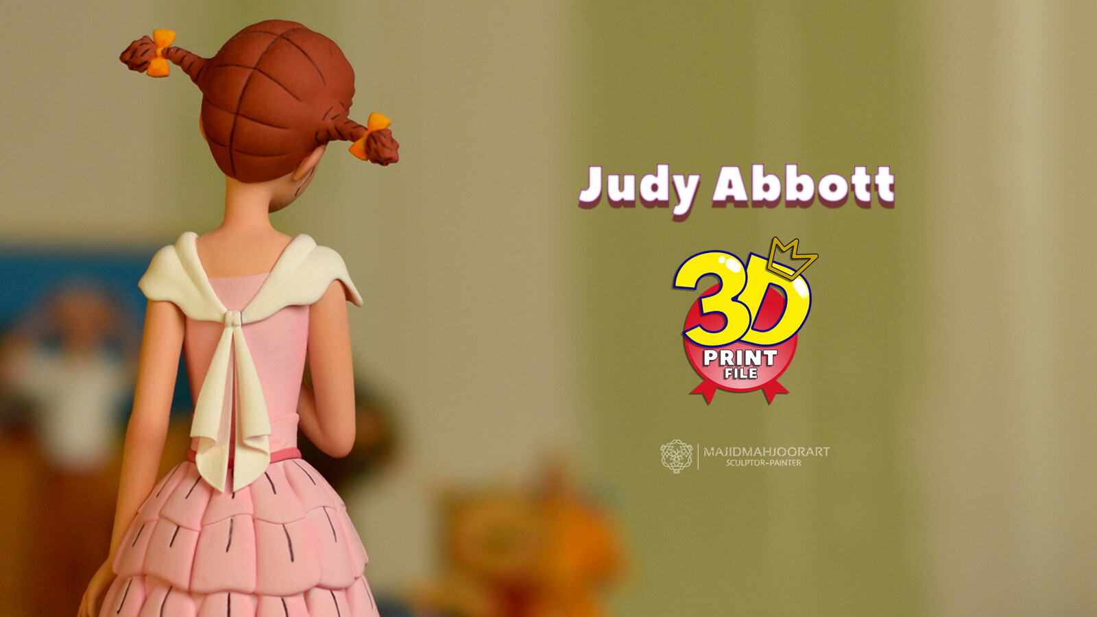 ArtStation - Judy Abbott 3d print model ( ready for 3D print ) with UV ...