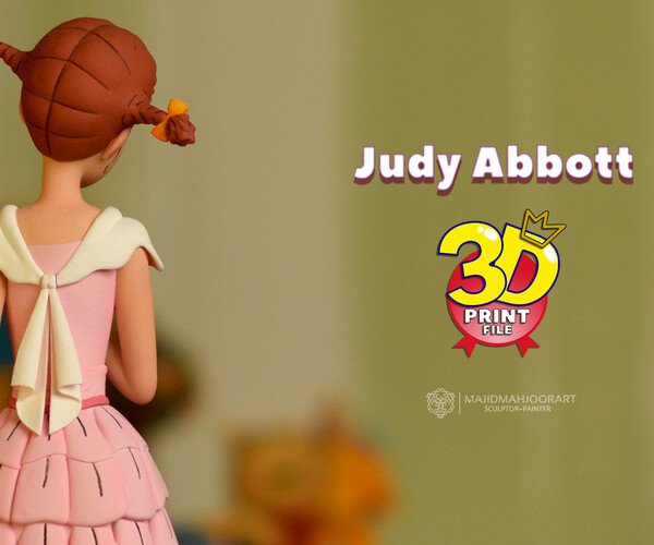 ArtStation - Judy Abbott 3d print model ( ready for 3D print ) with UV ...