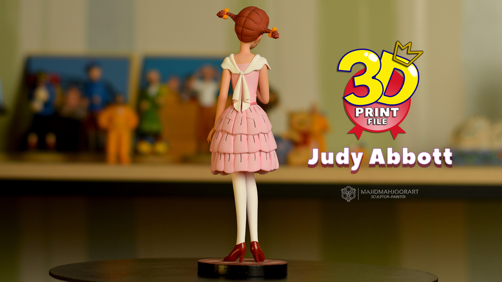 ArtStation - Judy Abbott 3d print model ( ready for 3D print ) with UV ...