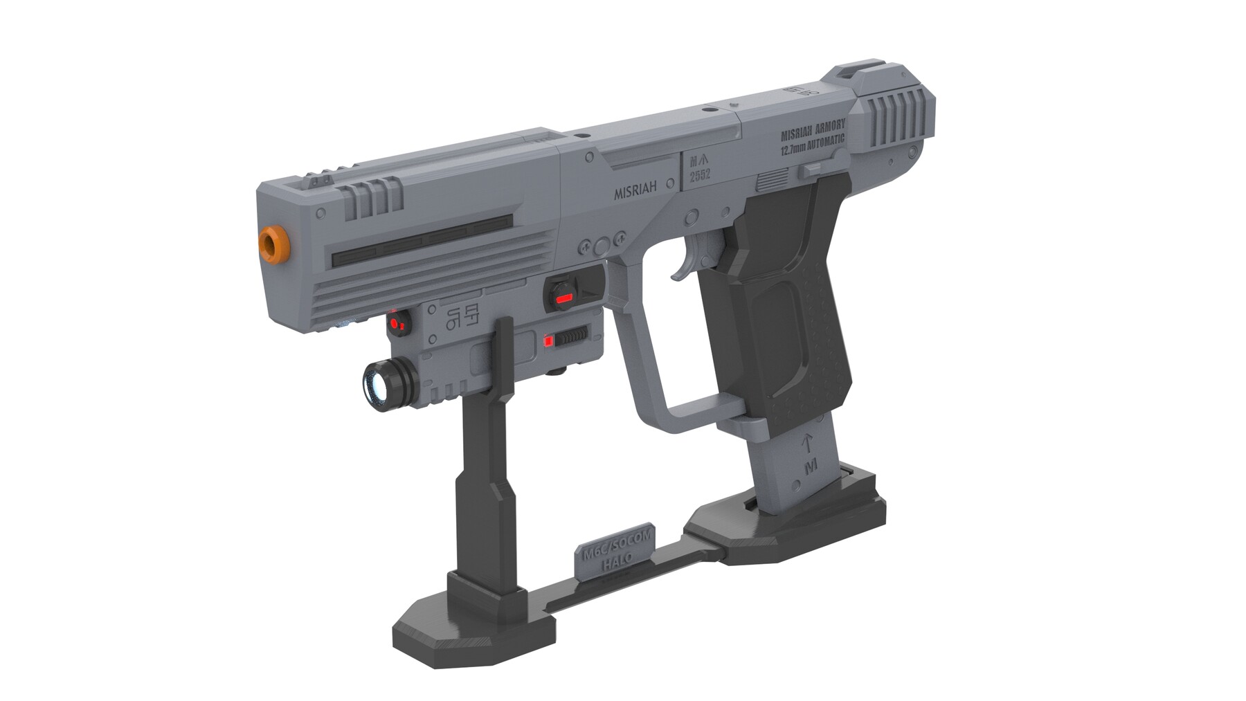 ArtStation - M6C SOCOM - HALO - PRINTABLE 3D MODEL - STL FILES | Resources