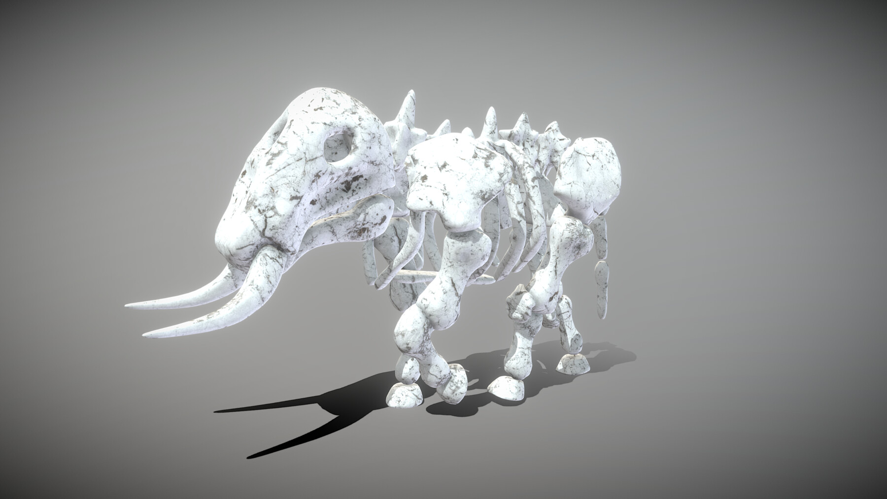 ArtStation - Elephant Skeleton | Game Assets