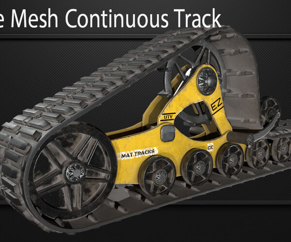 ArtStation - 20 Base Mesh Continuous Track _ Vol 02 (Game Ready) | Game ...