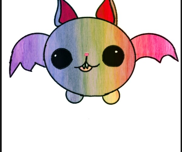 ArtStation - Rainbow Bat | Artworks