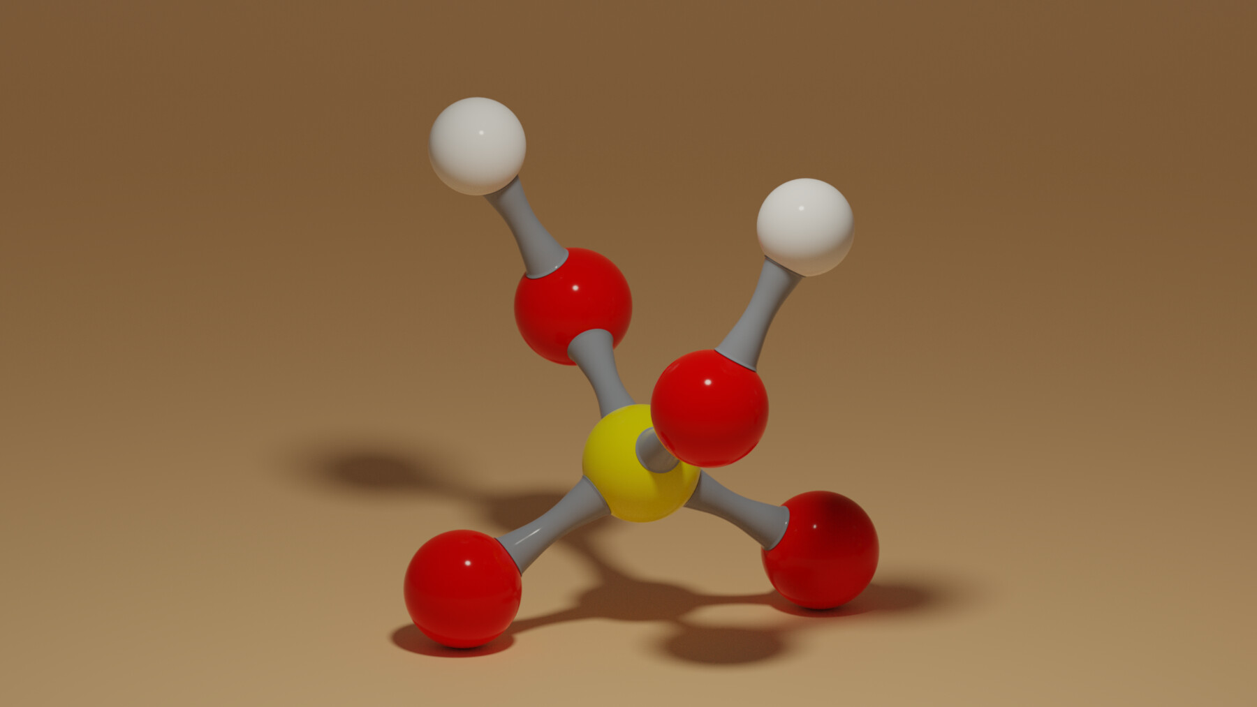 ArtStation - Sulfuric Acid H2SO4 Molecule | Resources