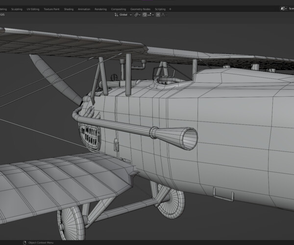 ArtStation - Spad XIII - 3d model | Resources