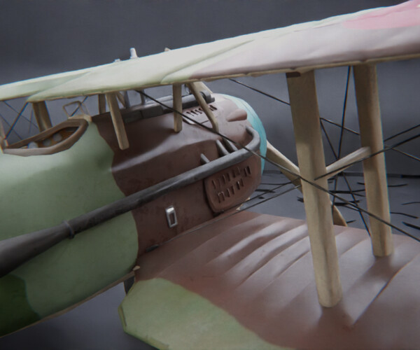 ArtStation - Spad XIII - 3d model | Resources