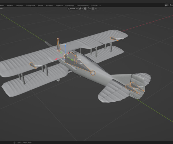 ArtStation - Spad XIII - 3d model | Resources