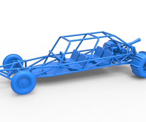 ArtStation - 3D printable Diecast old school Sand Rail buggy Version 3 ...