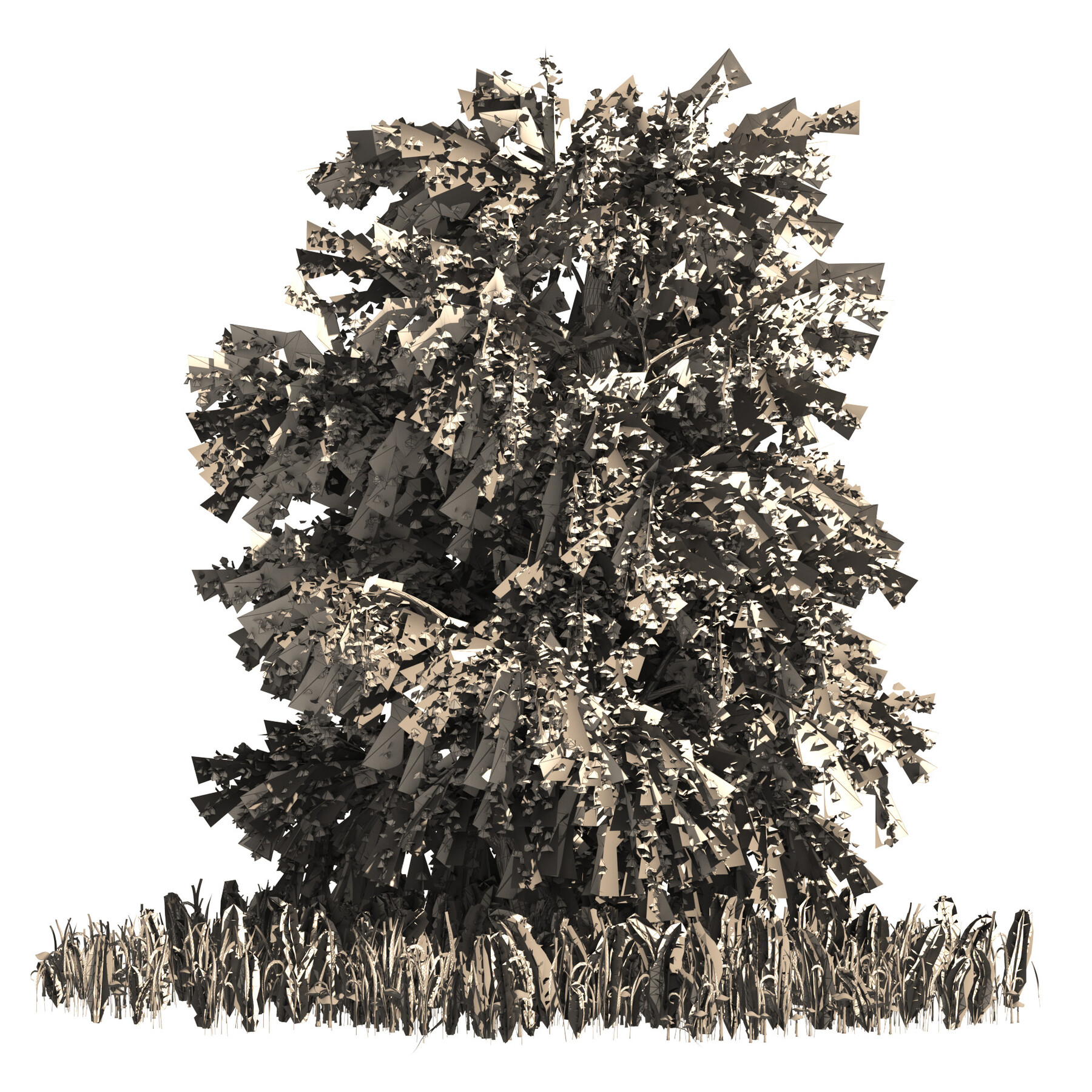 ArtStation - Japanese katsura tree with ground plants cover | Resources
