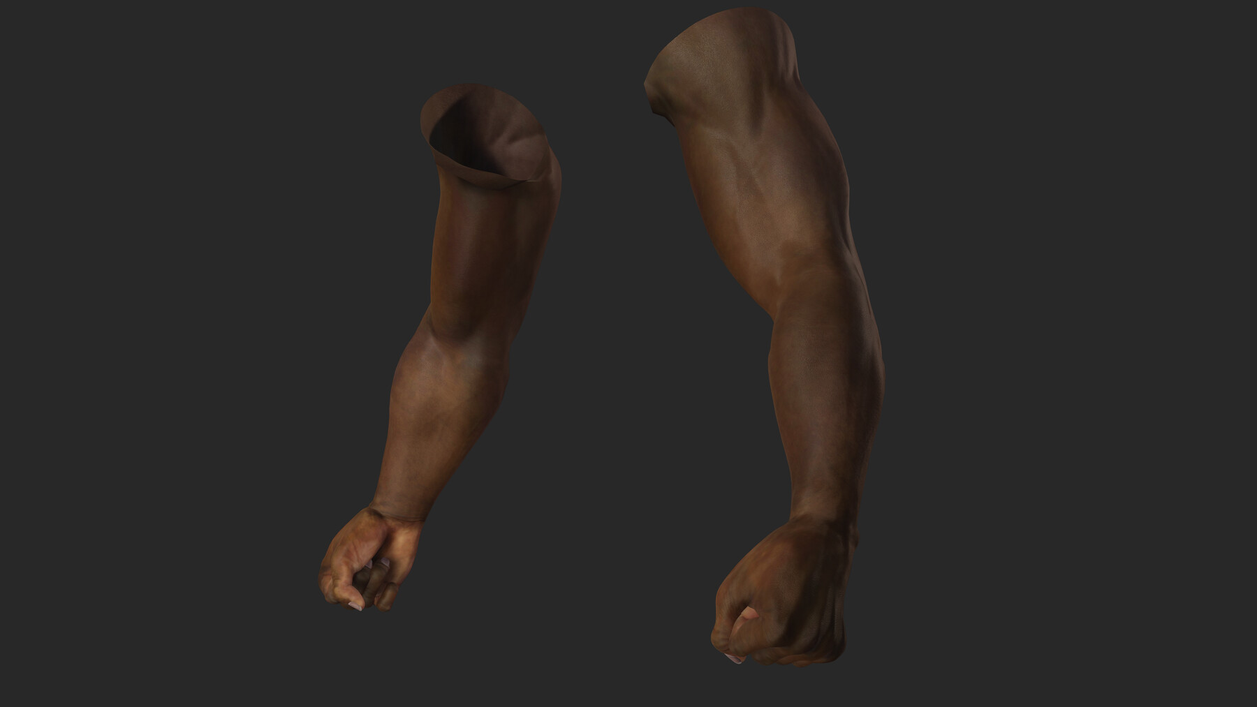 ArtStation - Black Realistic Hands left and right hand with 5 LODs Low ...