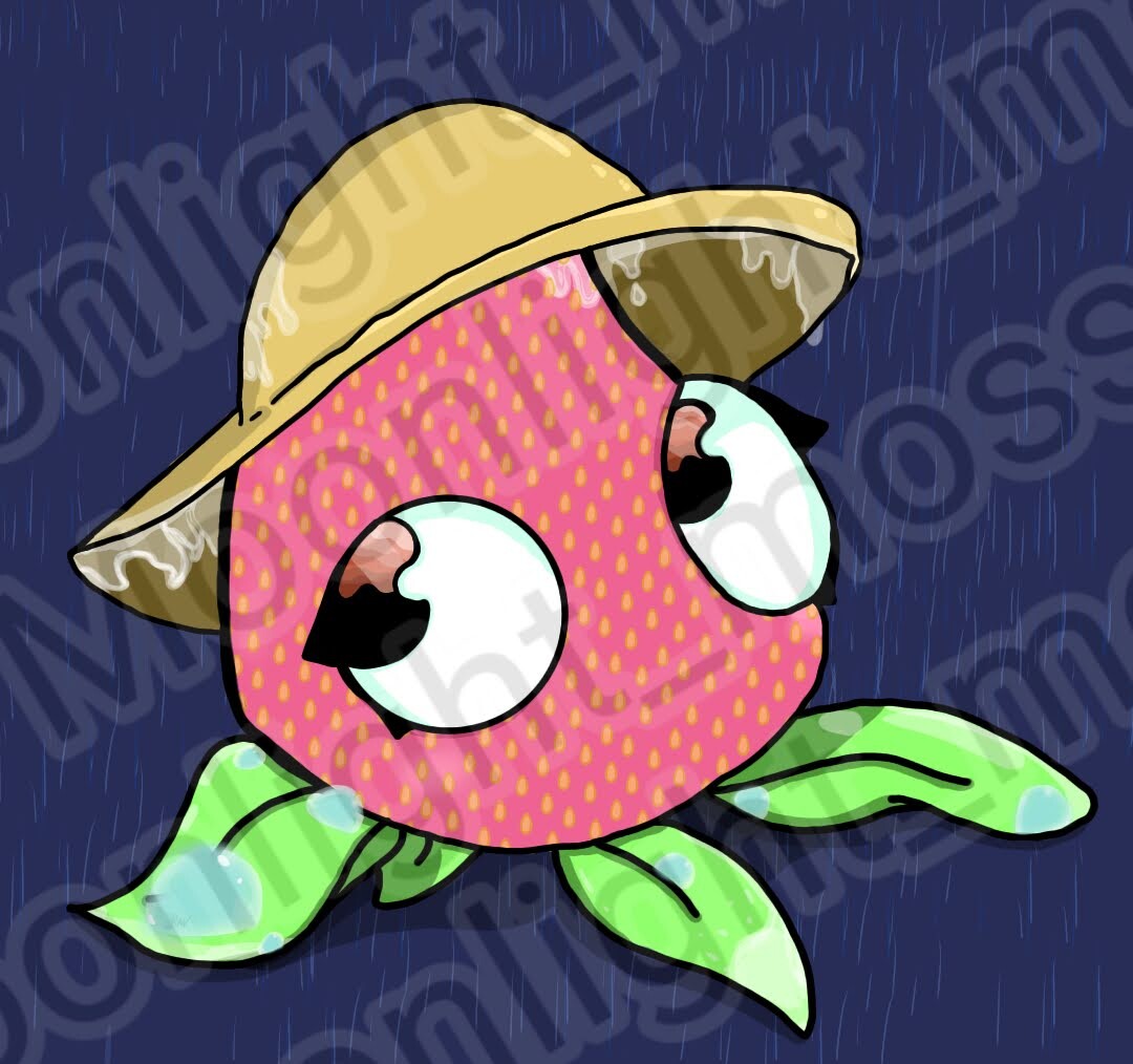 ArtStation - Bugsnax Strawbby: Original "Rainy Day" PRINTS for sale ...