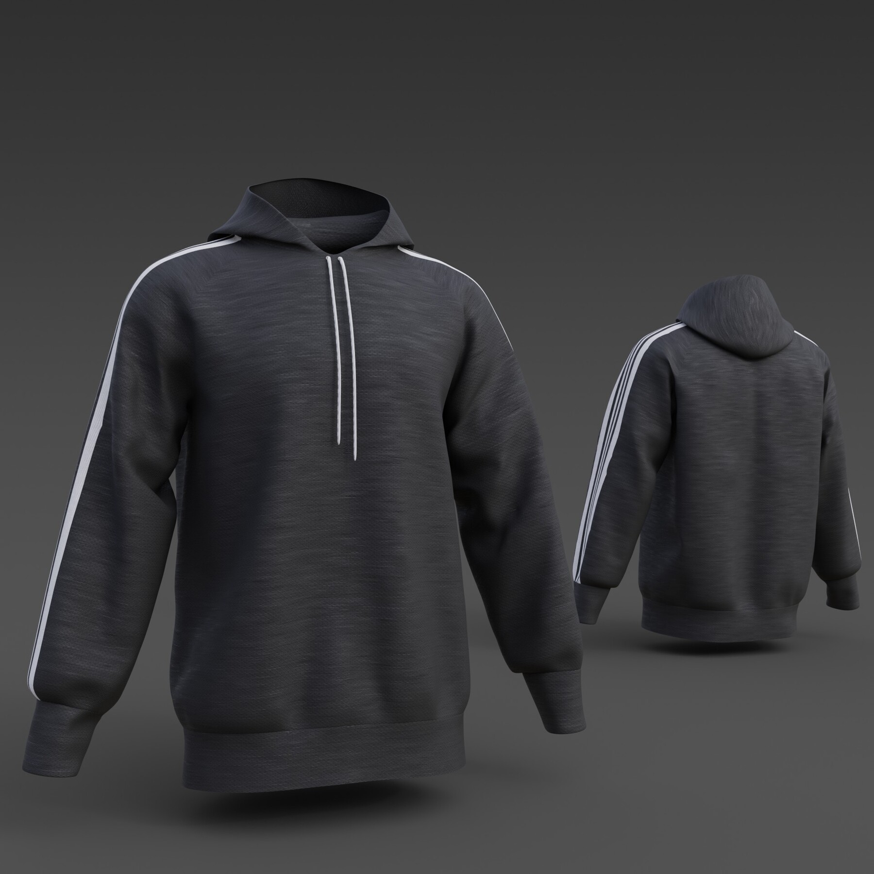 ArtStation - Male Hoodie Sweatshirts 3D Model | Resources