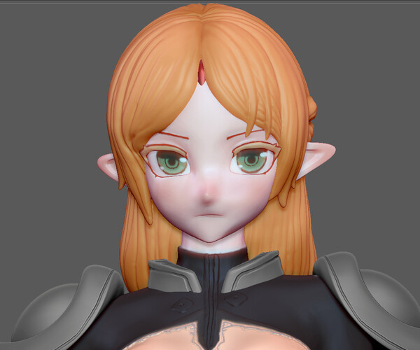 ArtStation - ELF UNCLE FROM ANOTHER WORLD ISEKAI OJISAN ANIME 3D PRINT ...