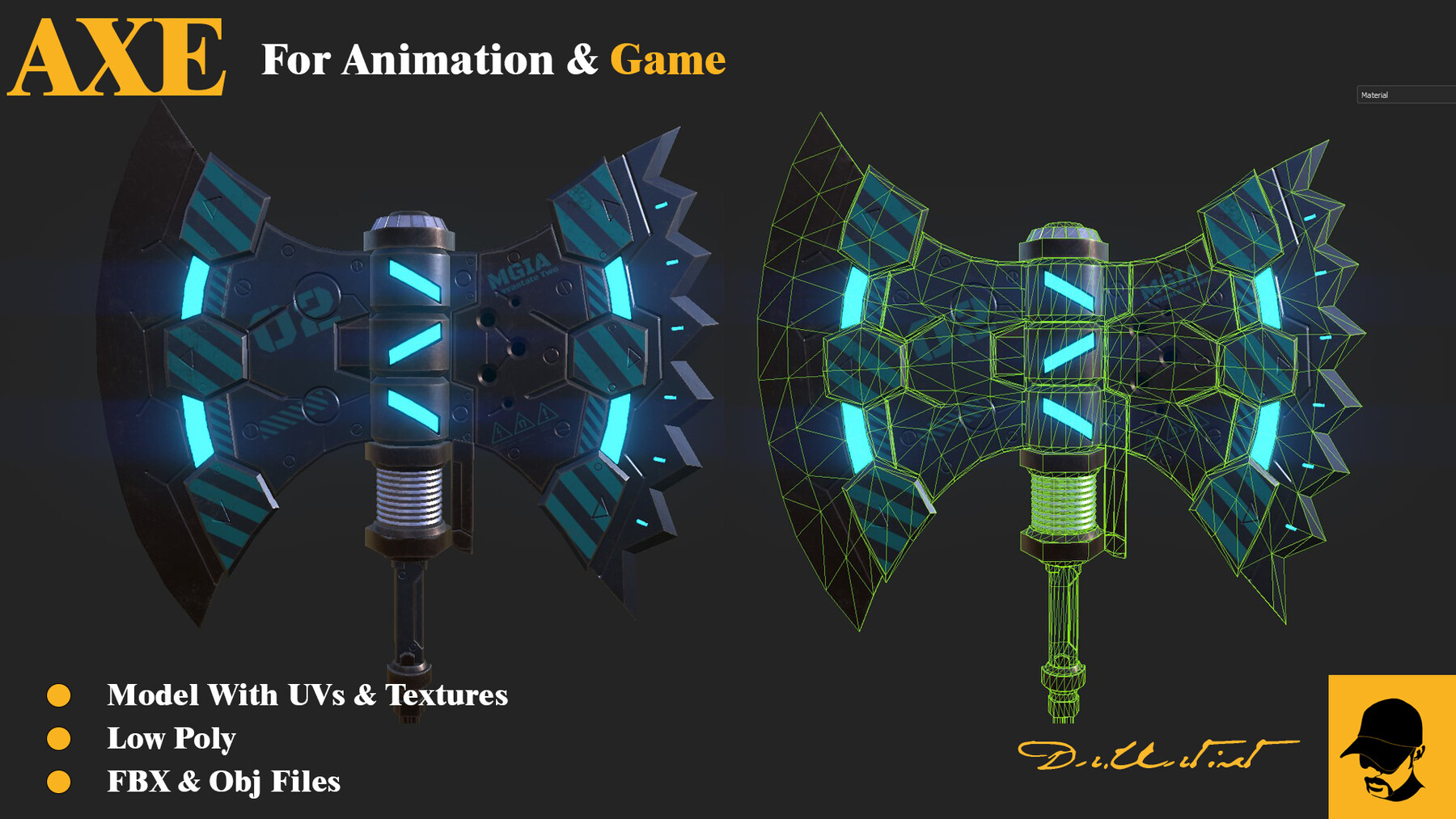 ArtStation - Axe For Animation & Game | Game Assets