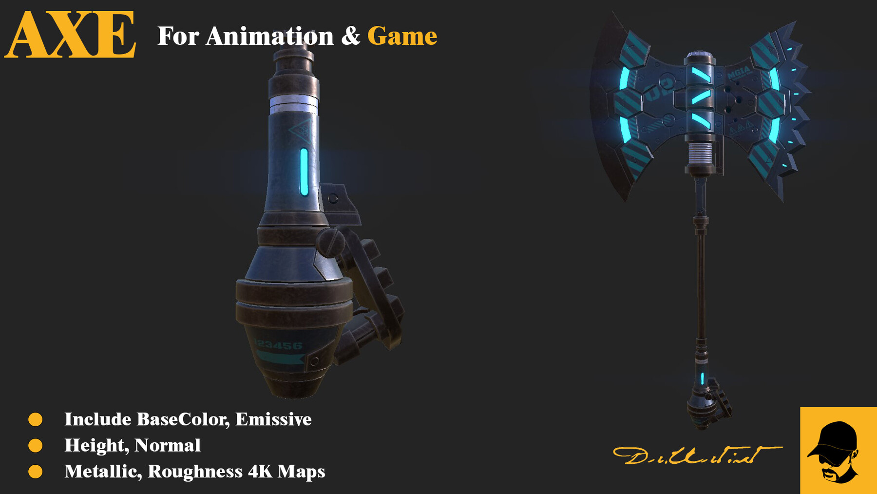 ArtStation - Axe For Animation & Game | Game Assets