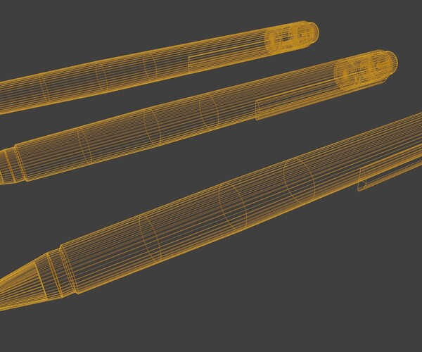 ArtStation - Ballpoint Pen 3D Model | Game Assets