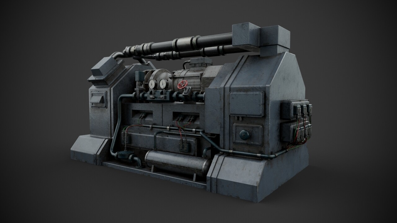 ArtStation - Machinery devices pack Vol1 | Resources