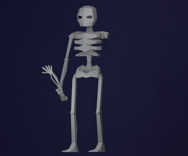 ArtStation - Low Poly Skeletons | Game Assets