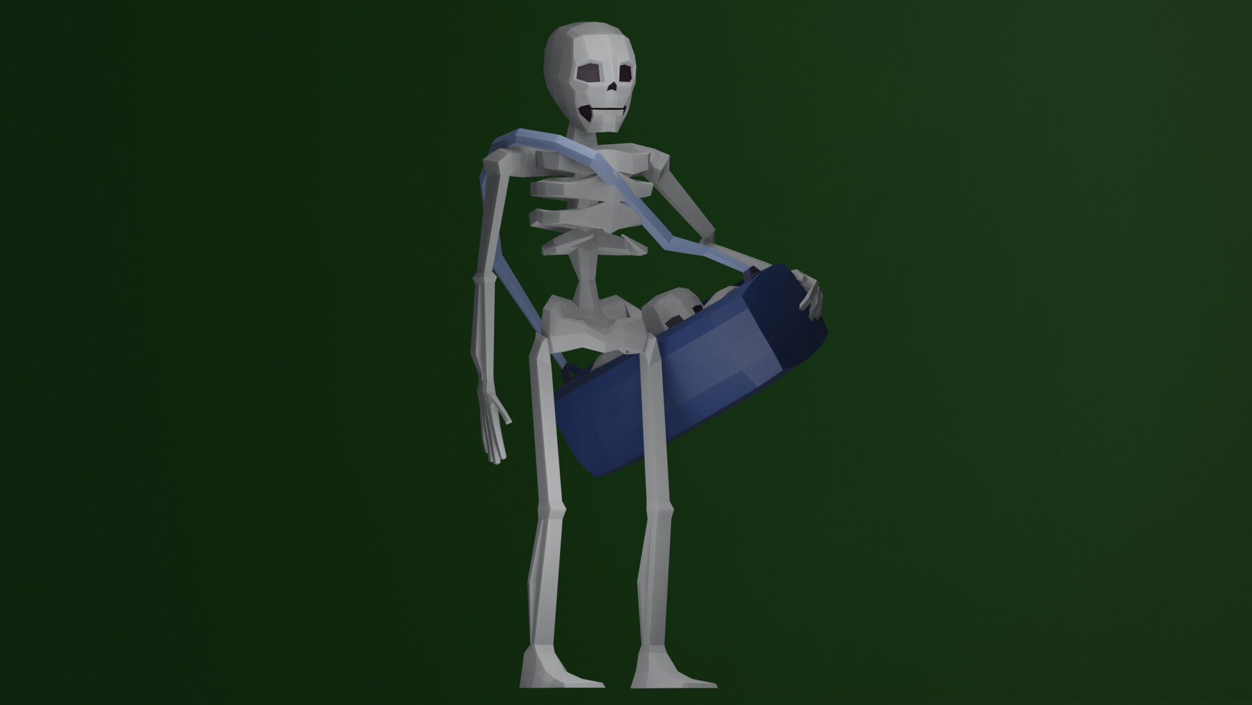 ArtStation - Low Poly Skeletons | Game Assets