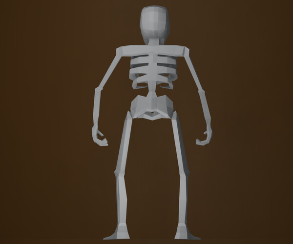 ArtStation - Low Poly Skeletons | Game Assets