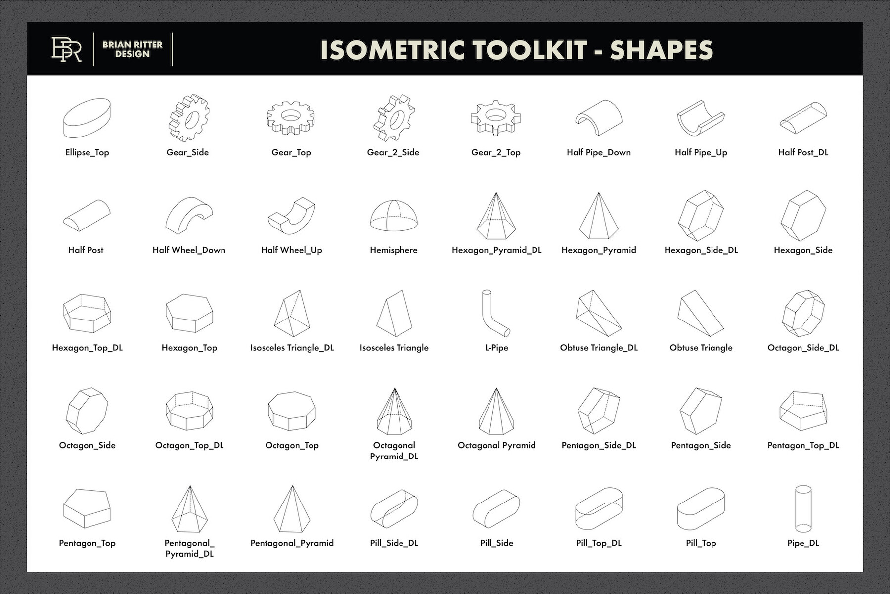 ArtStation - Isometric Toolkit for Procreate | Brushes