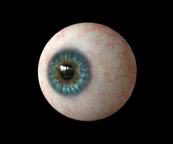 ArtStation - Eye Blue 2 Real-time 3D model 4k texture Marmoset Toolbag3 ...