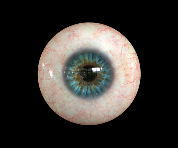 ArtStation - Eye Blue 2 Real-time 3D model 4k texture Marmoset Toolbag3 ...