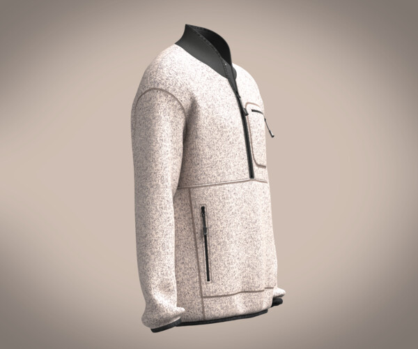 ArtStation - Men's Jacket-Sherpa | Resources
