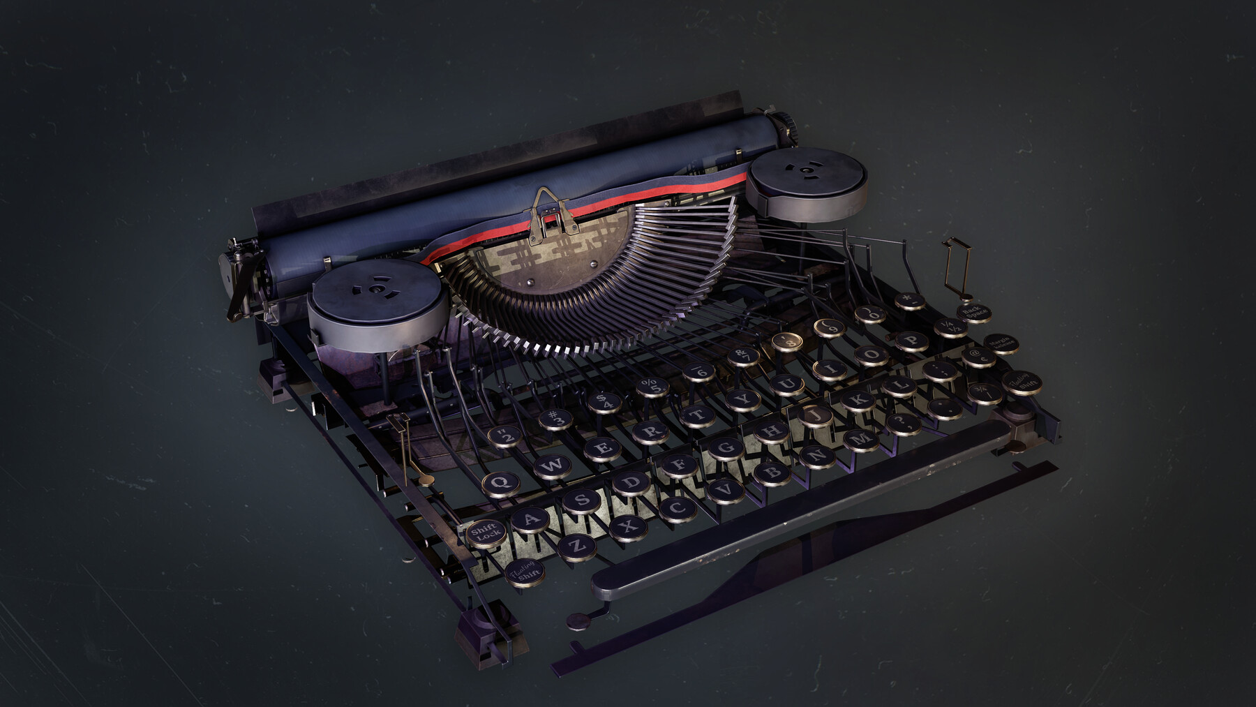 ArtStation - Old Typewriter - PBR Model | Game Assets