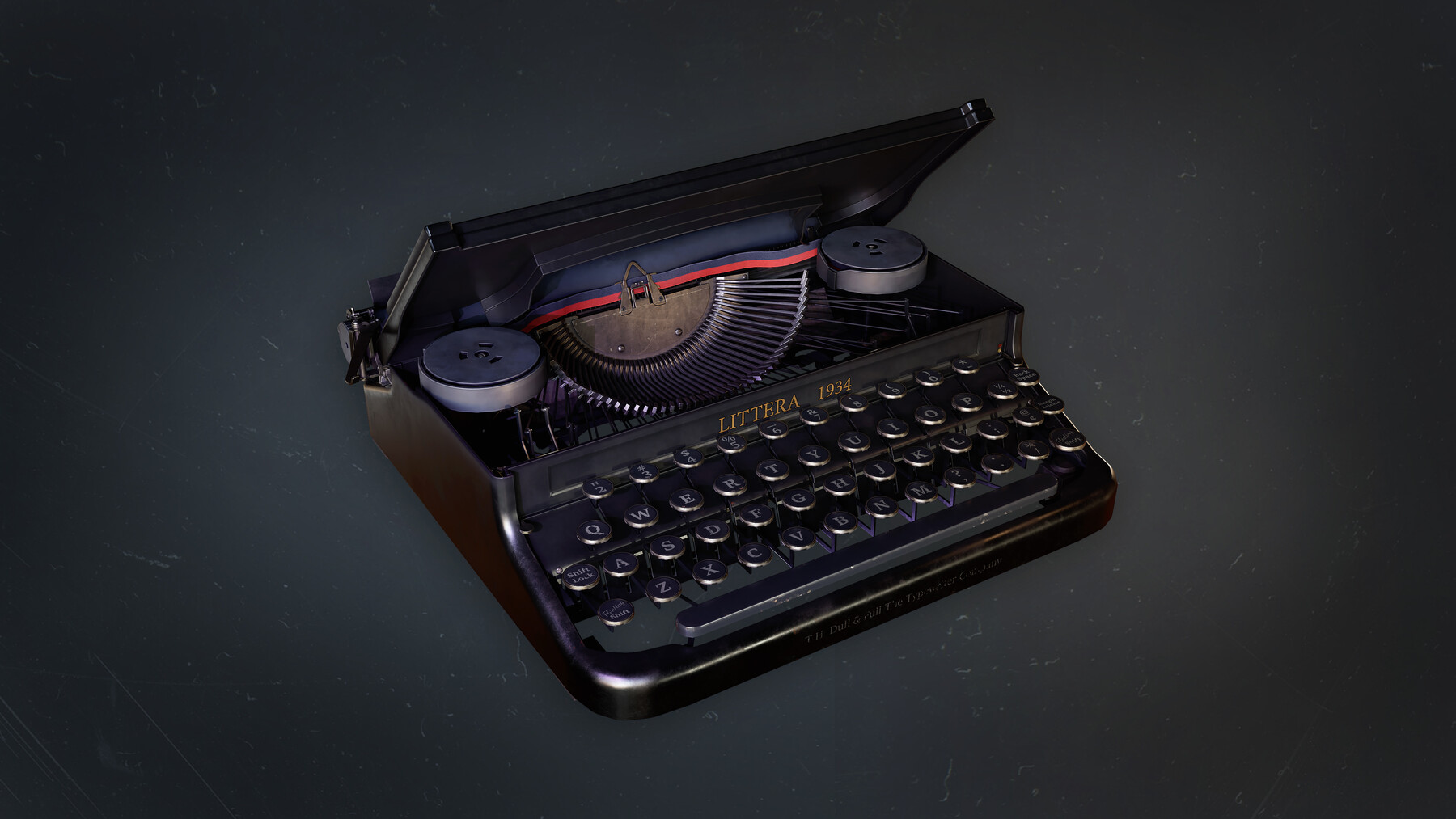 ArtStation - Old Typewriter - PBR Model | Game Assets