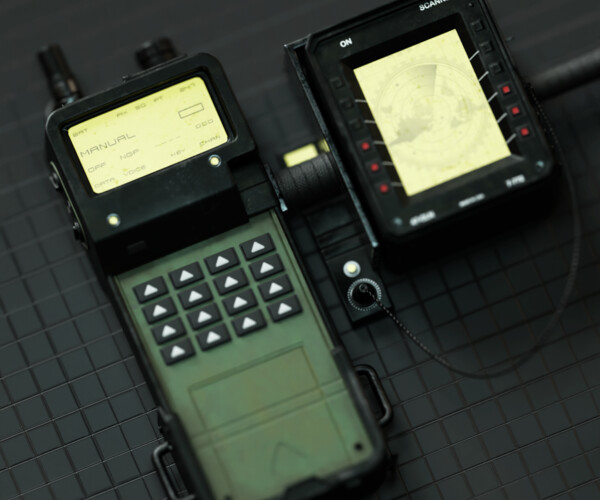 ArtStation - Military Radio/Scanner (PBR-Game ready) | Game Assets
